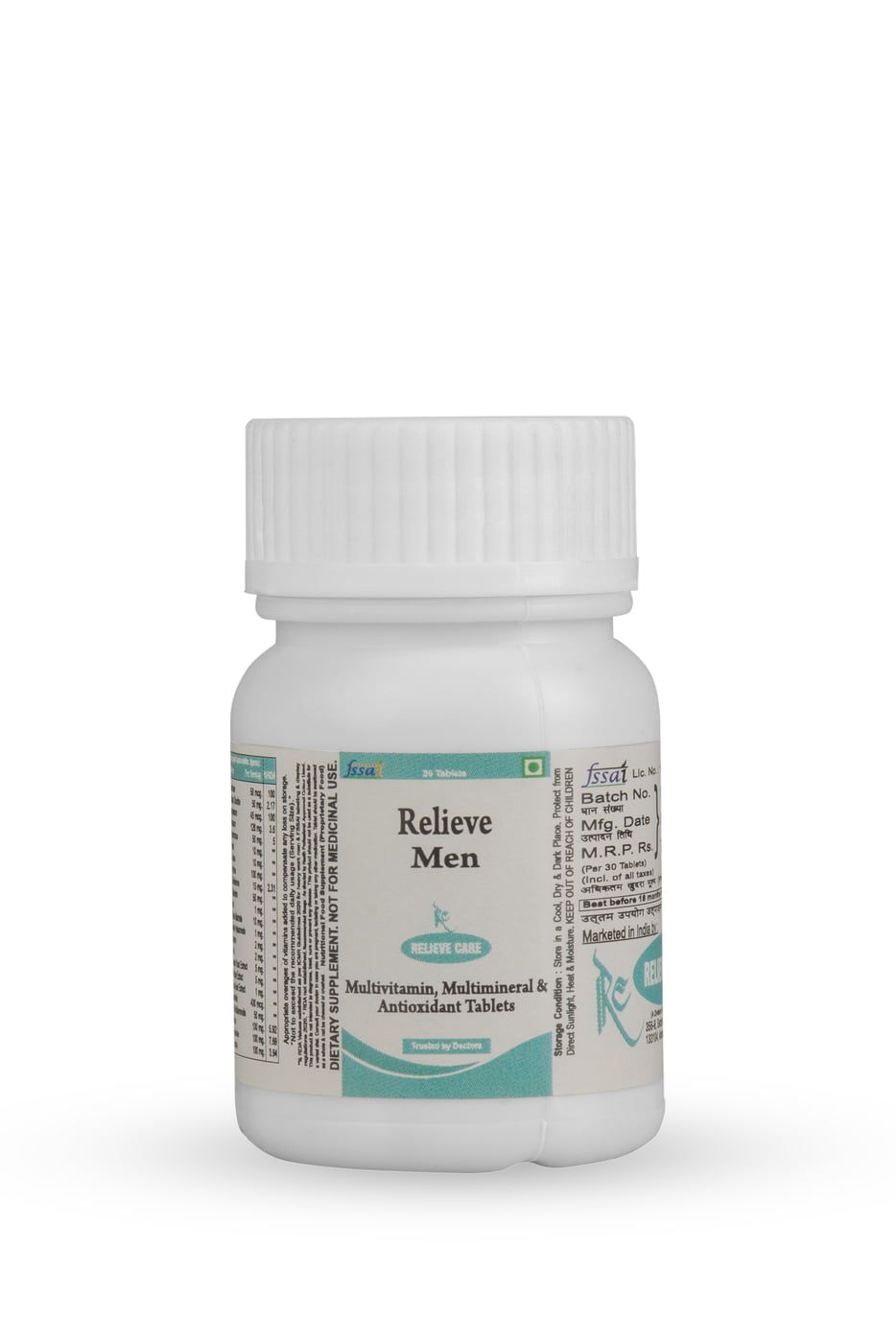 Relieve Care Men's Multivitamins | Essential Support for Men's Health