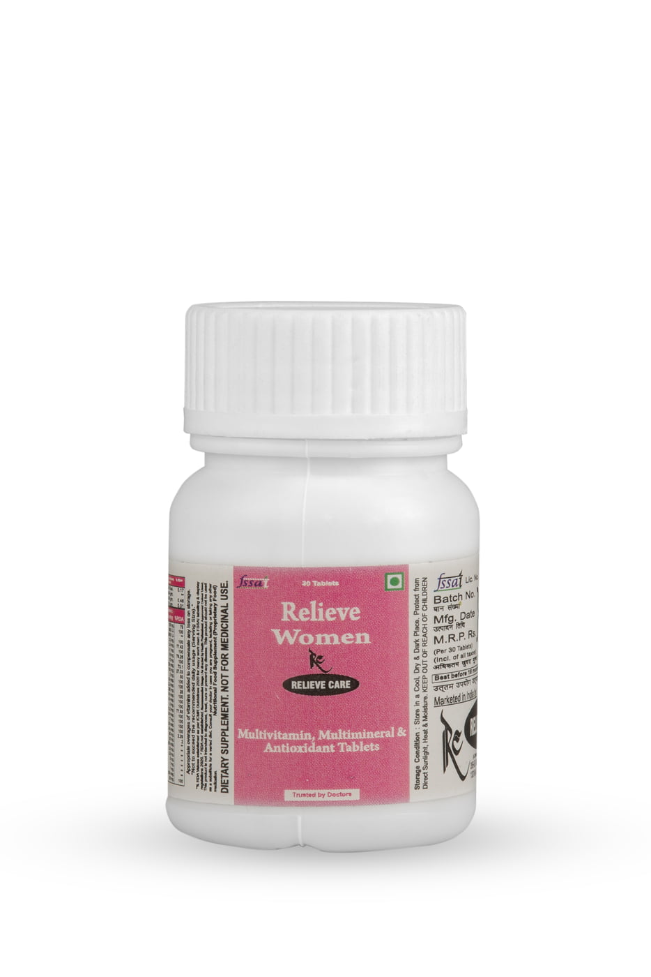 Relieve Care Women's Multivitamins | Revitalize Your Health